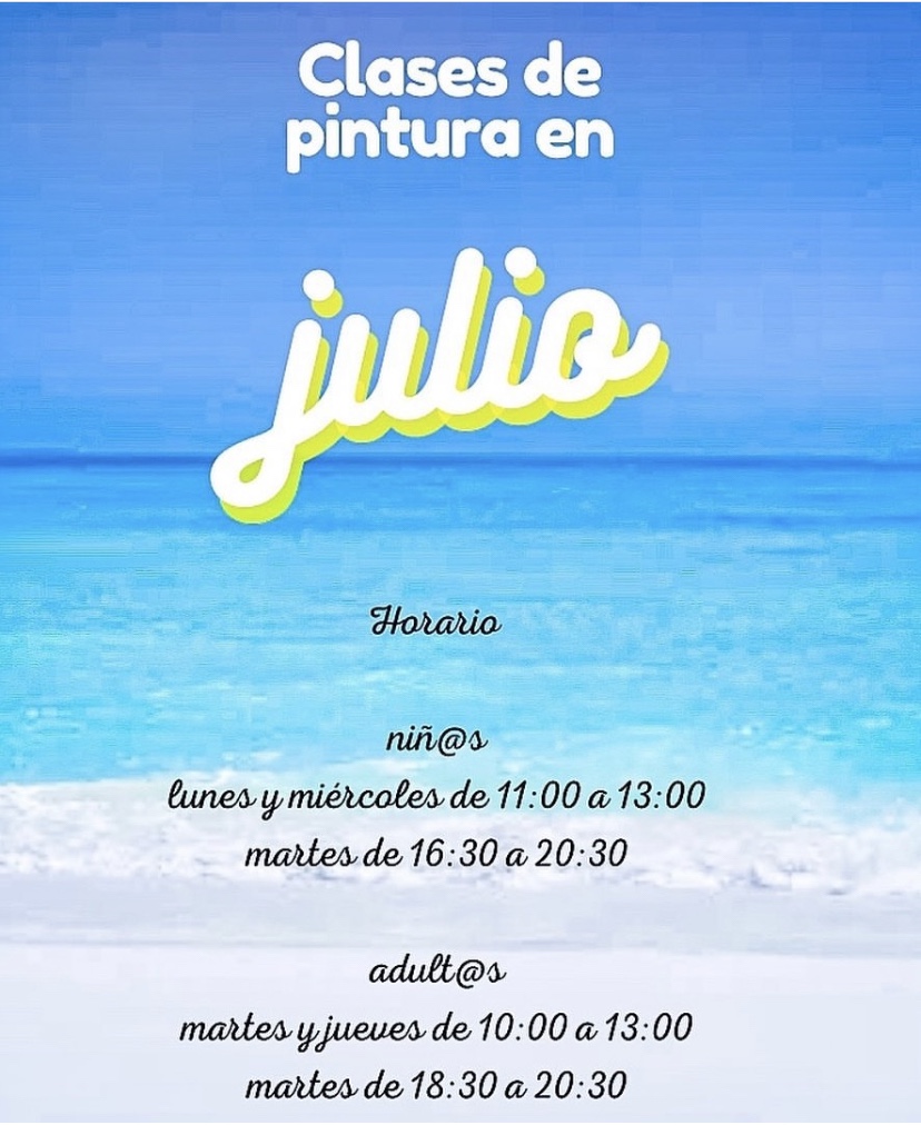 Clases de pintura en julio y agosto | Academia de dibujo y pintura en ...